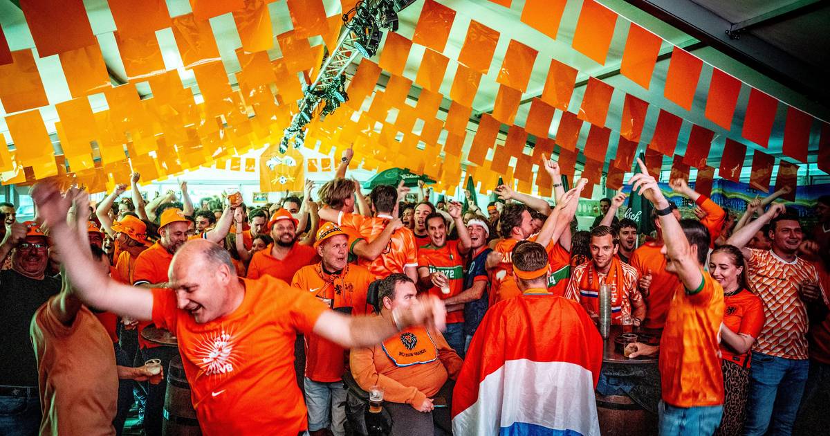 Euforie, ontlading en een mini-aardbeving in hét Oranjedorp als Oranje ...