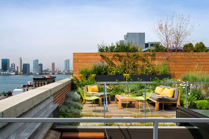Waanzinnig wonen: daktuin en terras maken van deze loft in Manhattan ...
