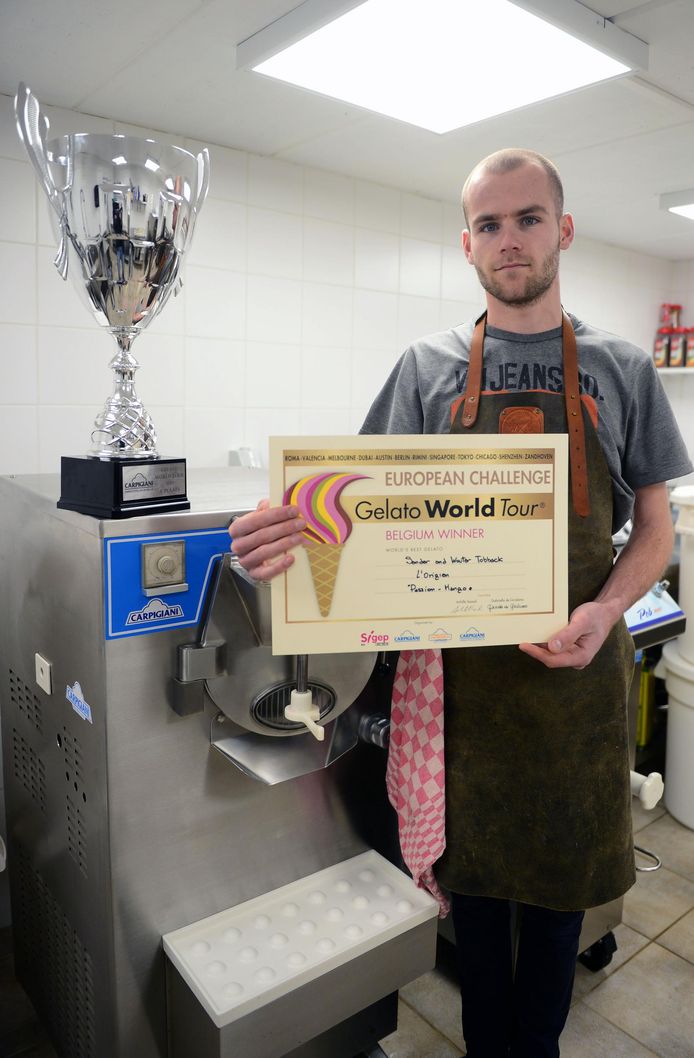 Sander (20) maakt 's lands beste ijs | Kampenhout | hln.be