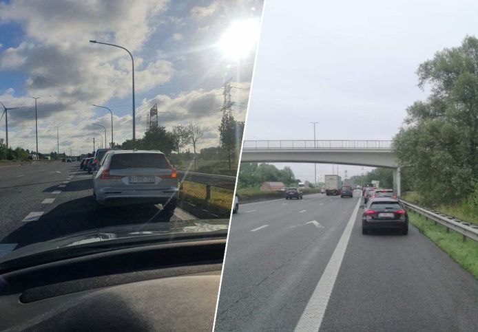 Aanschuiven op pechstrook van E17 afrit Haasdonk: “Dit is ...
