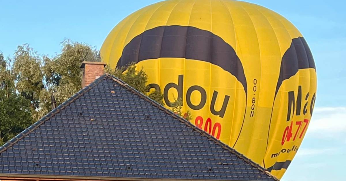 En dan landt er plots een luchtballon nét naast je huis: “Gelukkig ...