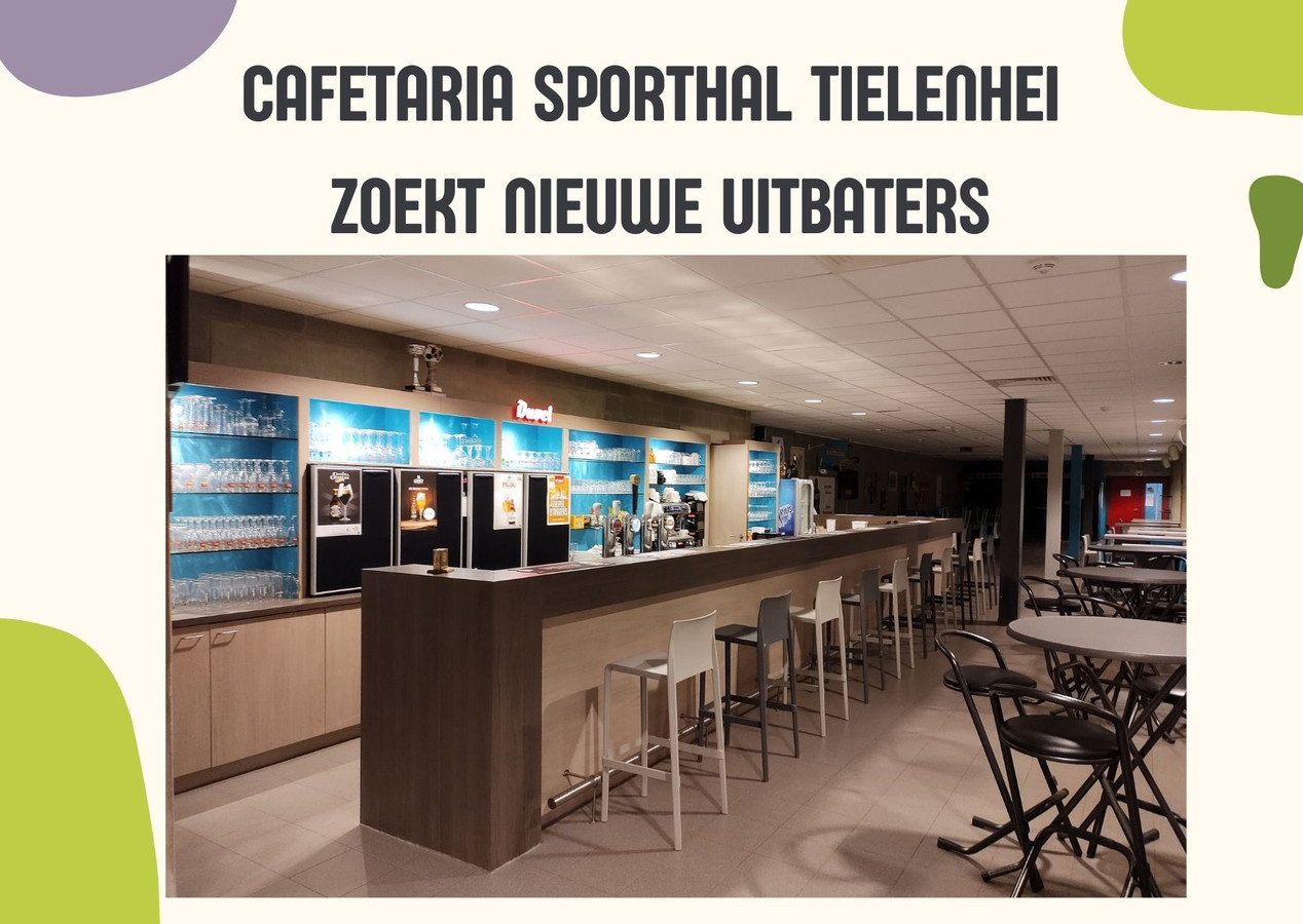Gemeente zoekt uitbater voor cafetaria van sporthal Tielenhei | Foto ...