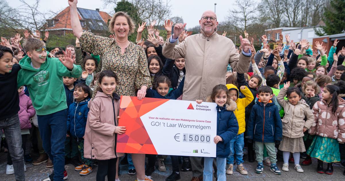 Basisschool ‘t Laar droomt van groenere speelplaats: provincie schenkt 15 000 euro om plannen te ...
