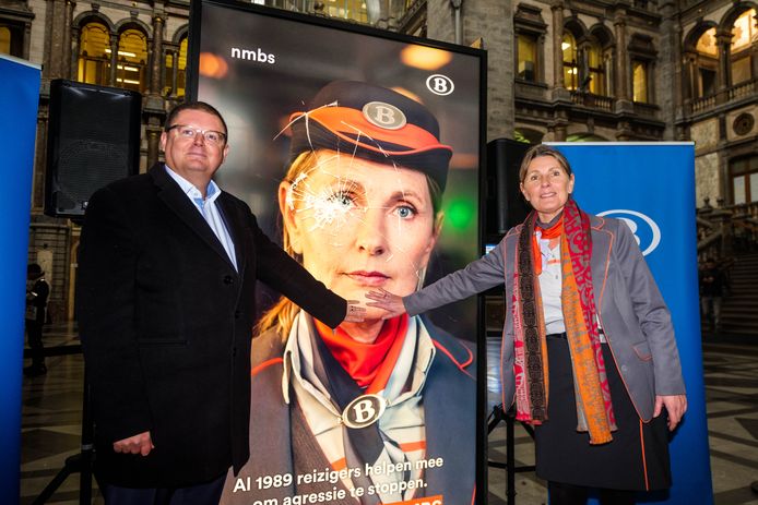 Interactief campagnebeeld moet agressie tegen treinpersoneel halt ...