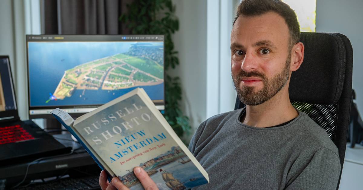 Eduard is helemaal gek van New York en maakte een 3D-model van de stad ...