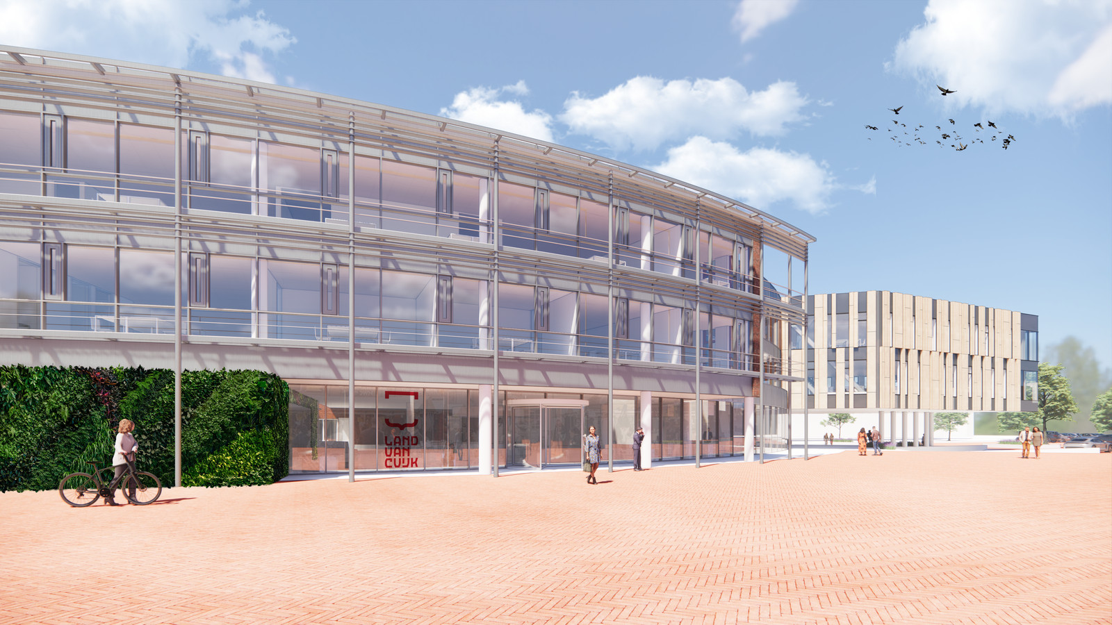 Zo ziet het nieuwe gemeentehuis van Land van Cuijk eruit: balanceren op ...