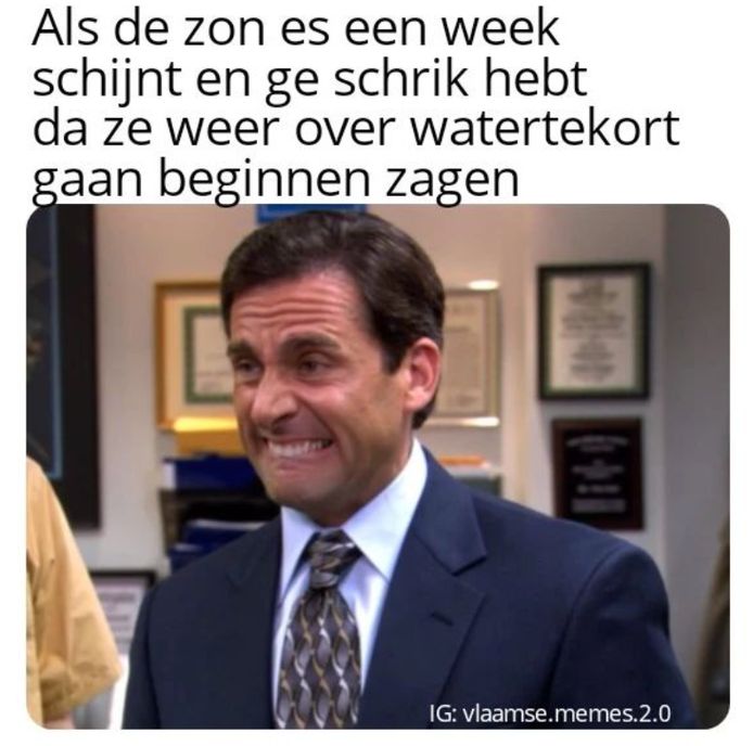 Een watertekort door het warme weer? Daar willen de meesten volgens ...