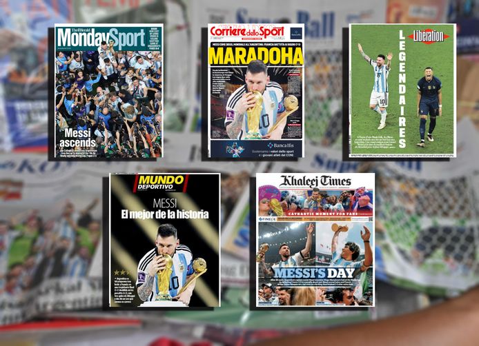 Zo pakken de internationale kranten uit: de mooiste covers na de ‘beste ...