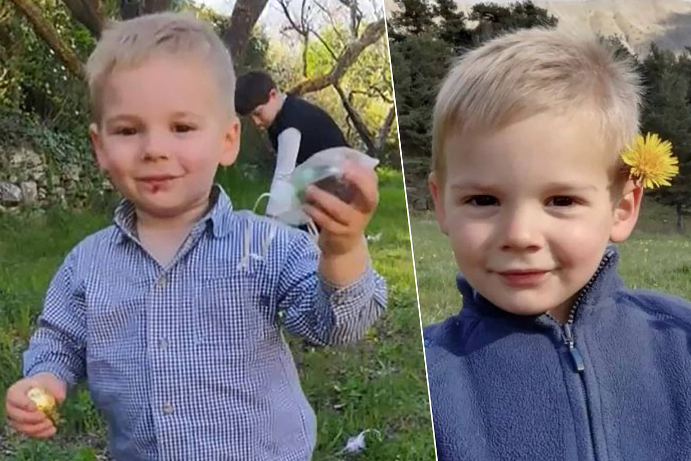 Spoor van vermiste Franse peuter Émile (2) eindigt dicht bij huis van ...