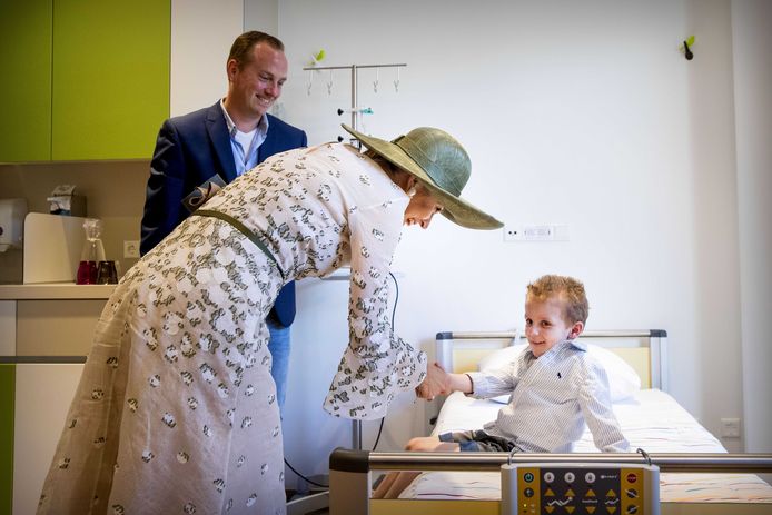 Thomas (5) uit Sprang-Capelle ontmoet Koningin Máxima | Oosterhout ...