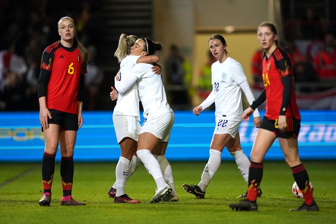 Les Red Flames balayées 6-1 par l'Angleterre | Diables rouges | 7sur7.be