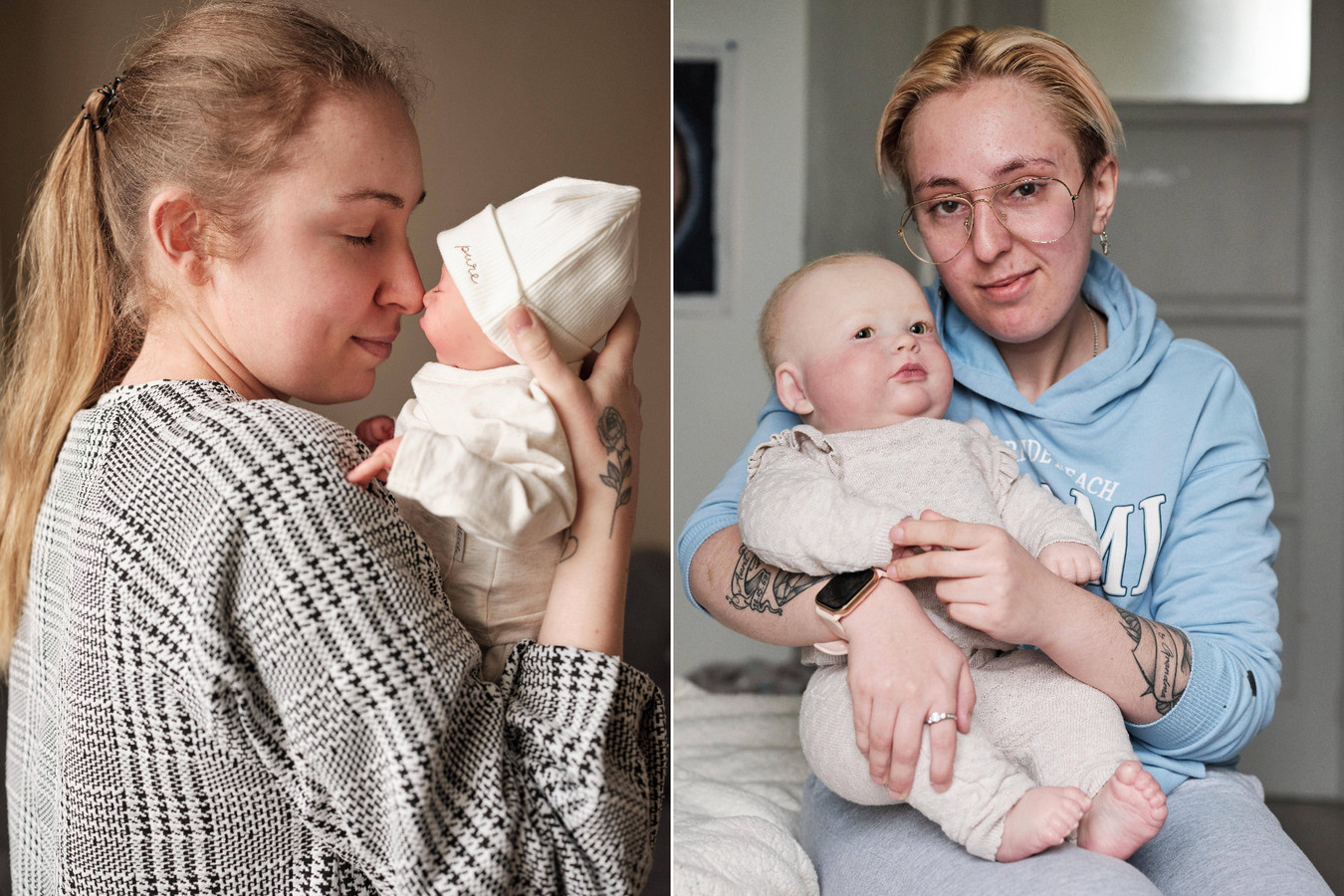 Hun baby’s lijken echt, maar de zoontjes van Messalina (28) en Chelsea ...