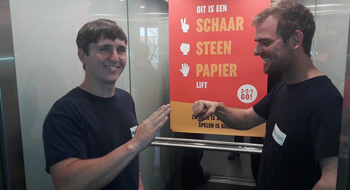 Make Belgium Great Again maakt de lift leuk, Stijn maakt hem veilig ...