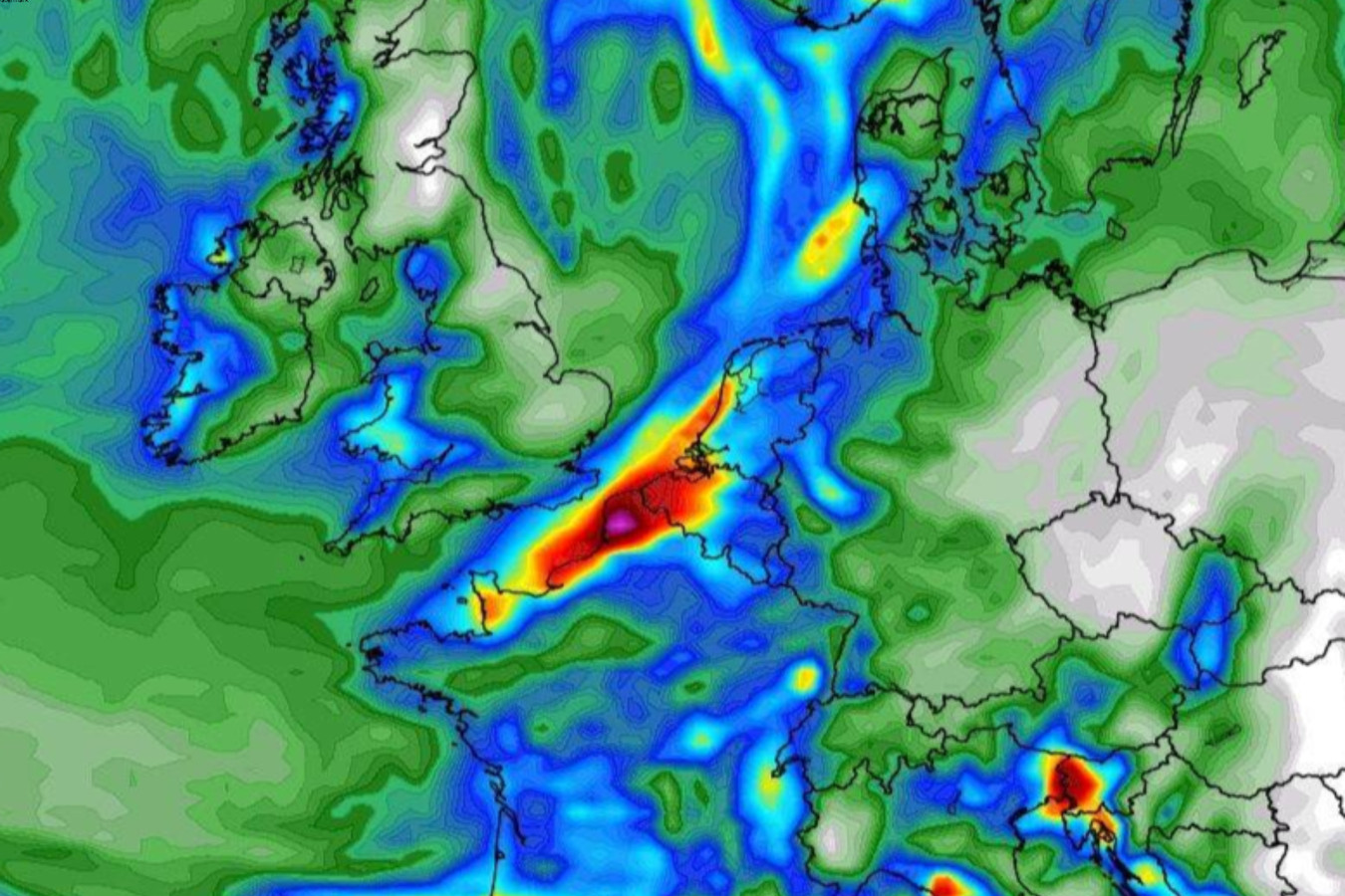 Code rood in Frankrijk door depressie ‘Elisa’: hoe uitzonderlijk is ...