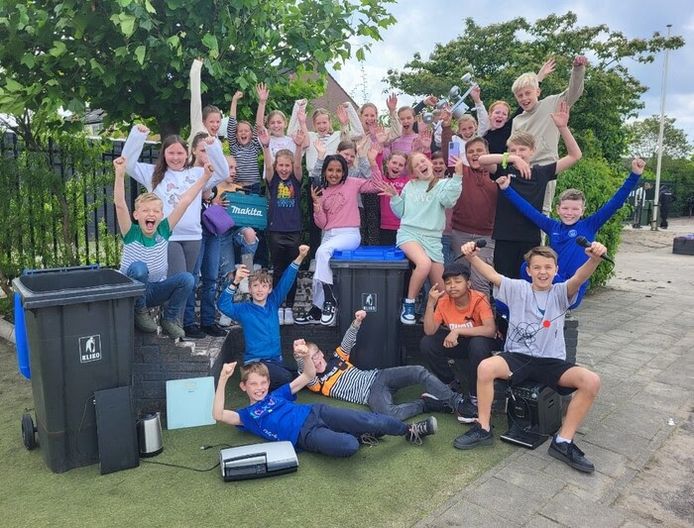 Groep 7 van De Bron uit Numansdorp gaat voor goud in landelijke E-waste ...