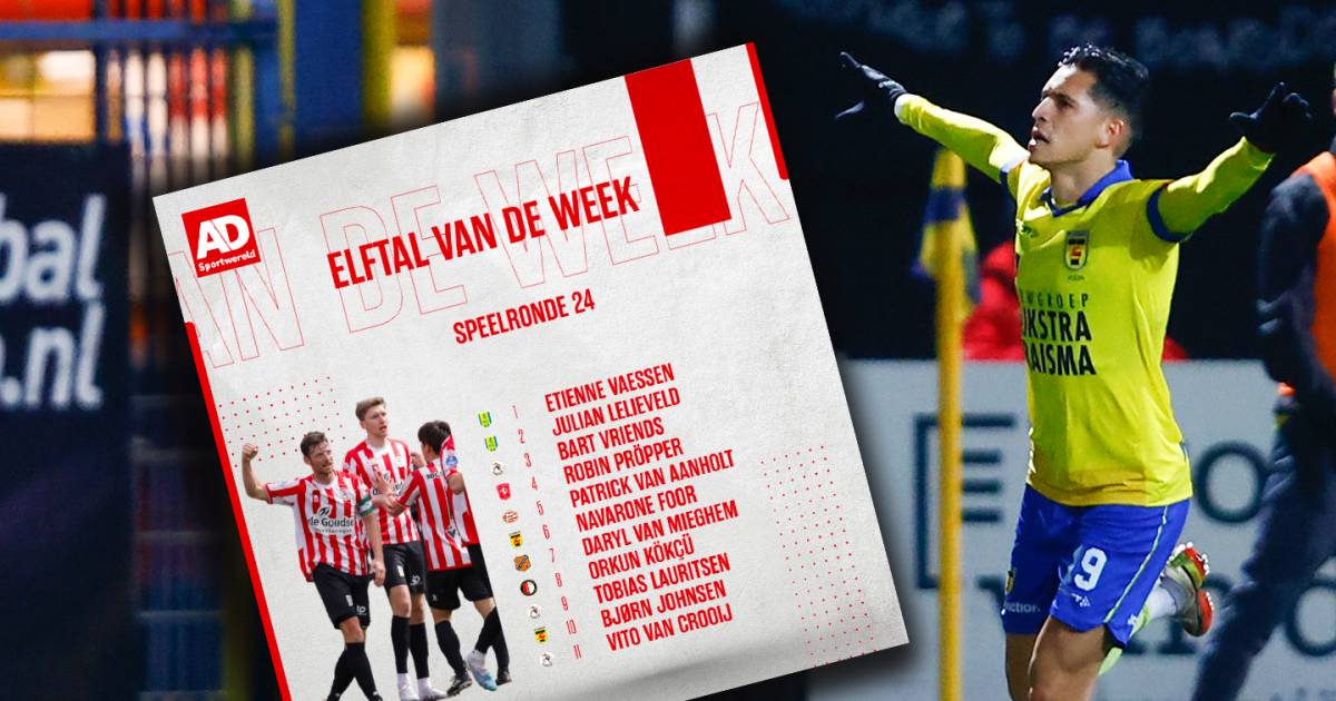 Sparta hofleverancier Elftal van de Week, Xavi Simons zit Unnerstall op ...