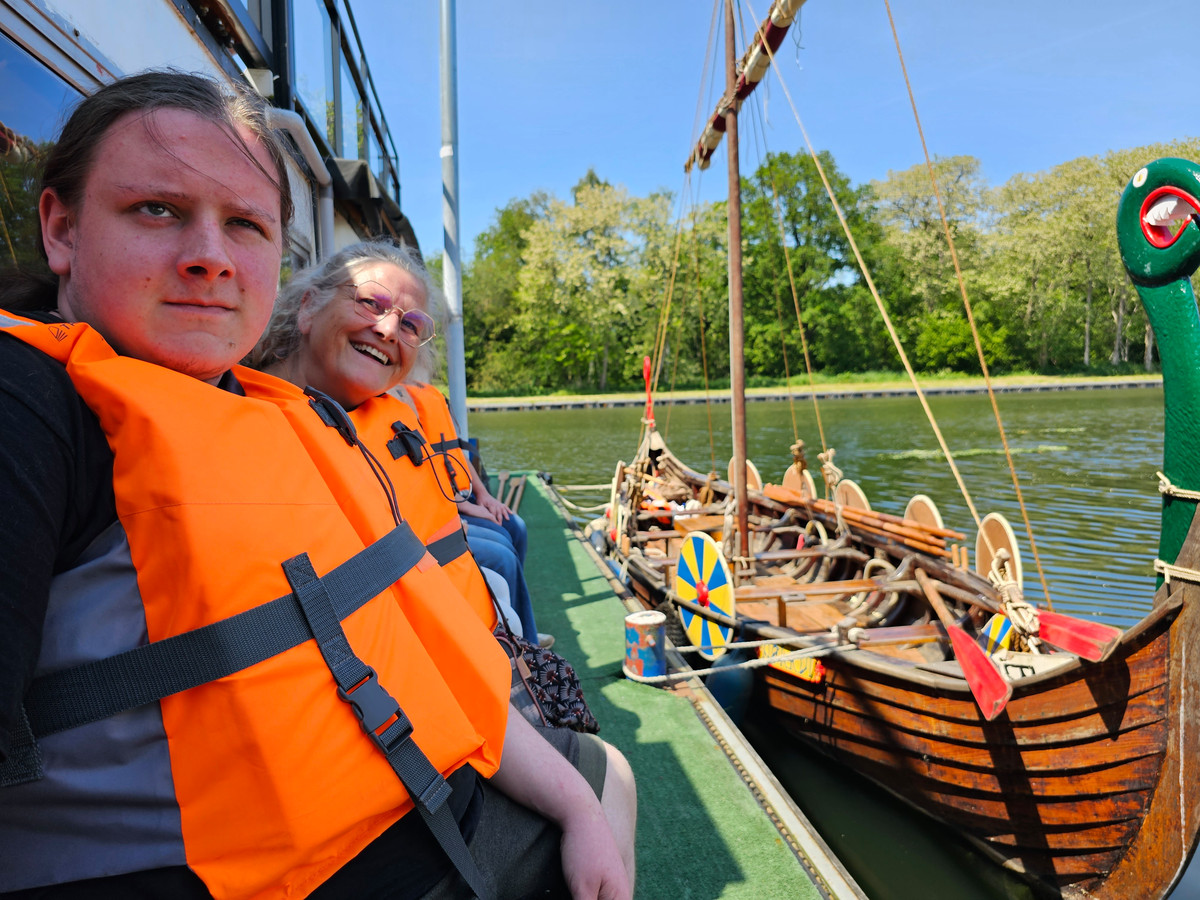 “De laatste tijd gaat hij erg achteruit, maar dit maakt hem dolgelukkig ...