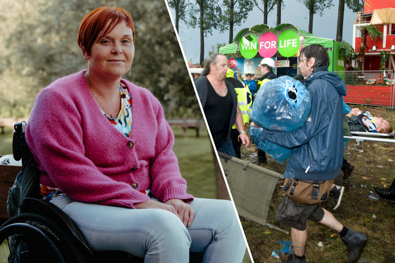 Sarah (40) raakte verlamd bij Pukkelpopdrama: ‘Ik zoek al tien jaar de ...
