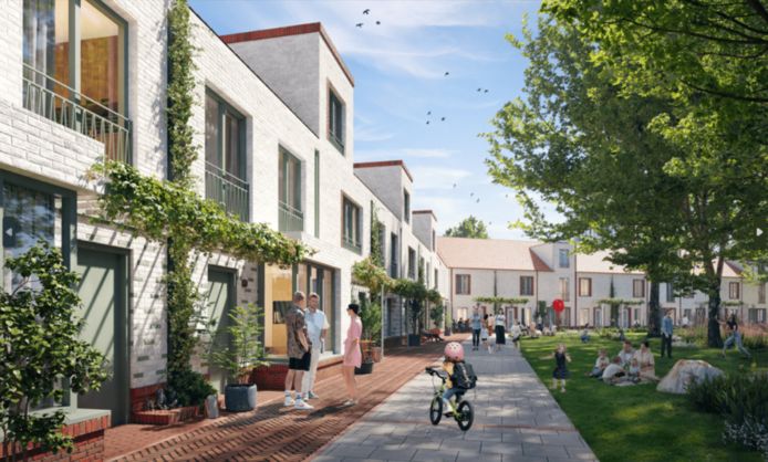 Sociale huurwoningen en luxere koopwoningen bij dit project in ...