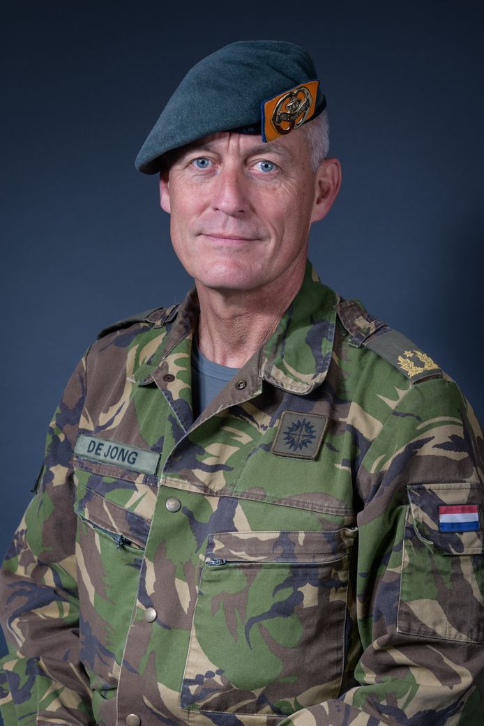 Brigadegeneraal Roland de Jong spreekt bij veteranenbijeenkomst in ...