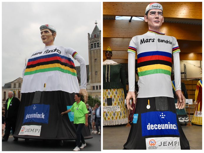 ‘Afgetrainde versie’ van reus ter ere van wielerlegende Jempi Monseré ...