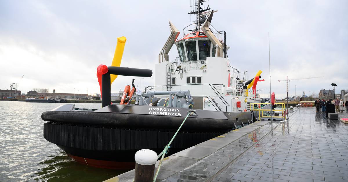 Antwerpse haven scoort wereldprimeur: eerste sleepboot op waterstof ...