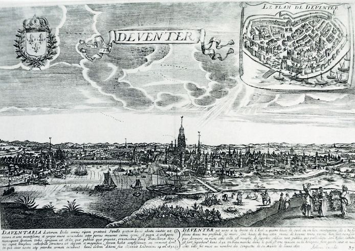 Zeldzame prent uit Rampjaar 1672 nu te zien in Deventer Museum De Waag ...