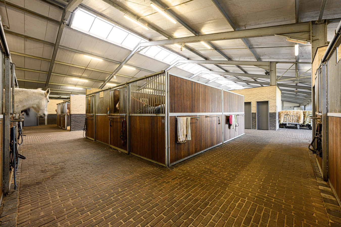 BINNENKIJKEN. Deze hypermoderne manege kan van jou zijn voor net geen 5 ...