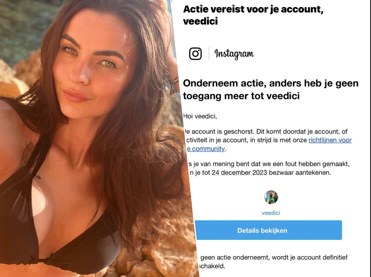 Na Lotte Vanwezemael ook Only Fans-model Veerle Peeters ‘slachtoffer’ van schorsing op instagram ...