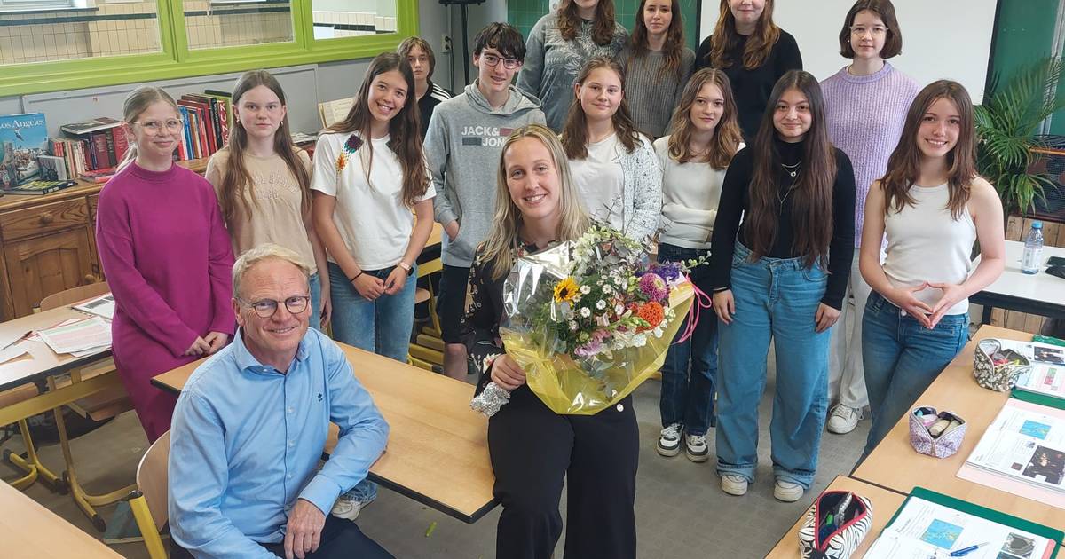 MSKA zet Club YLA-speelster én leerkracht Celien Guns in de bloemen na ...