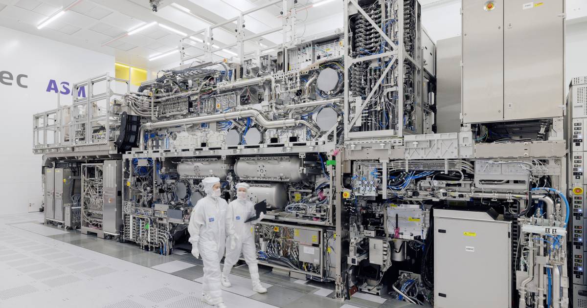 Oog in oog met een beest van een machine: nieuwe krachtpatser van ASML is ook teamwerk uit ...