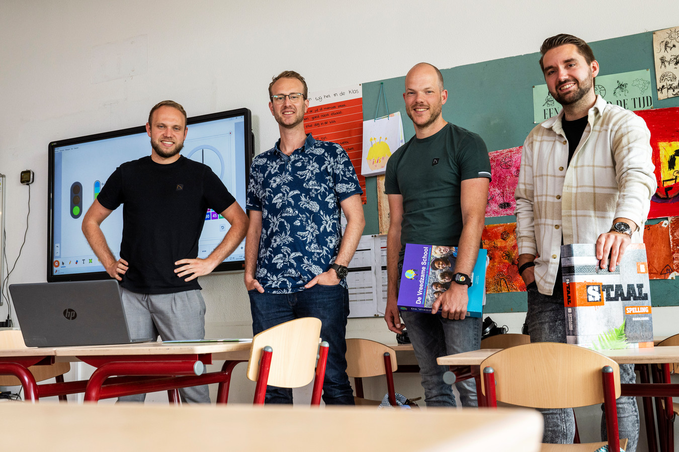 Meesters op de basisschool, zijn die er nog? Jazeker, in Elst: ‘Wij ...