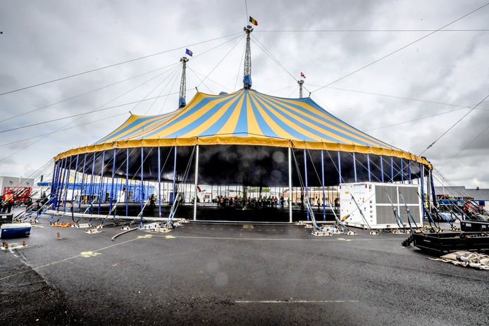 Immense Big Top van Cirque du Soleil stijgt op in Knokke-Heist: “Dit ...