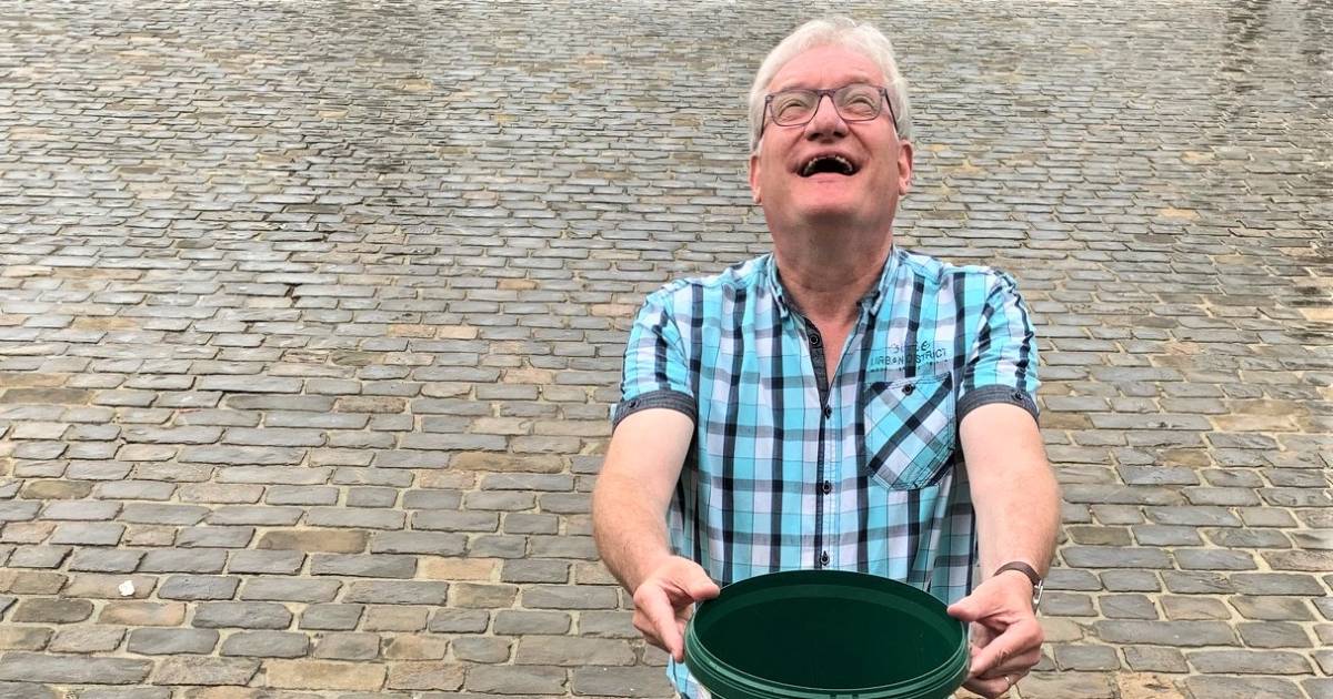 Pol Van Den Driessche (N-VA) houdt woord en haalt emmers boven: “Elke ...