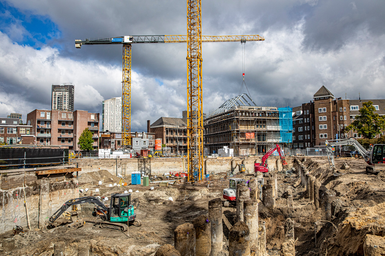 Zeven bouwprojecten op een postzegel, Nieuw Bergen in Eindhoven staat ...