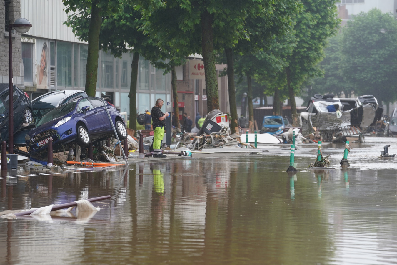 EN IMAGES: l’est du pays ravagé par les inondations | Foto | 7sur7.be