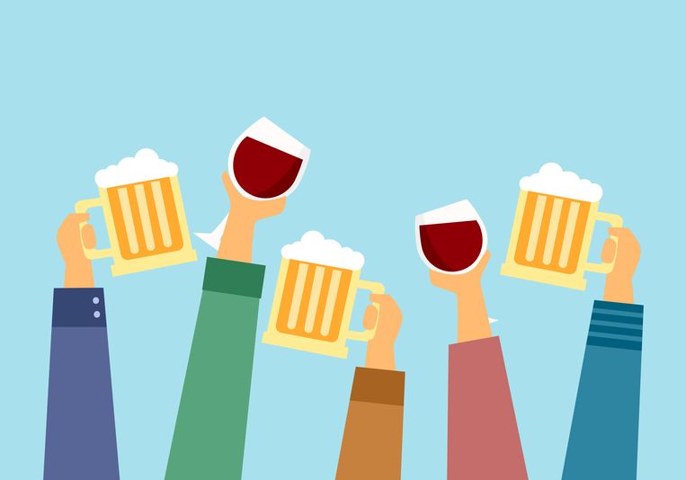 Dat valt weer mee: de prijzen van bier en wijn zijn nauwelijks gestegen ...