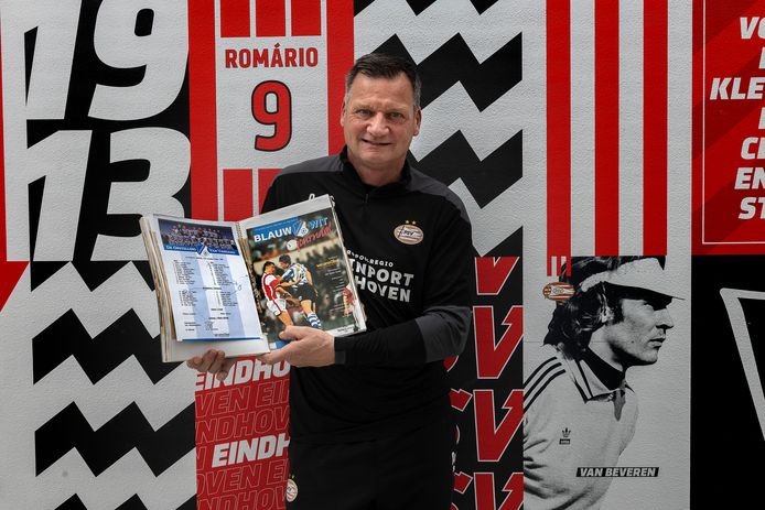 ‘Appie’ van der Sleen heeft dozen vol FC Eindhoven-plakboeken, maar ...