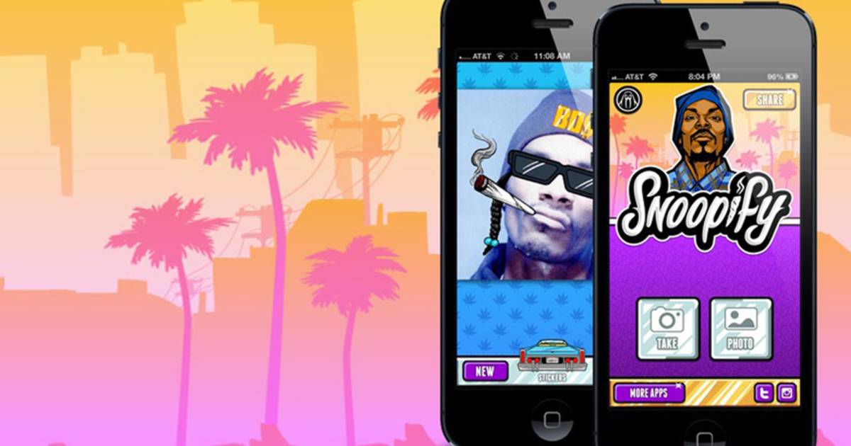 Snoop Dogg lance Snoopify, l'app qui vous snoopifie | People | 7sur7.be