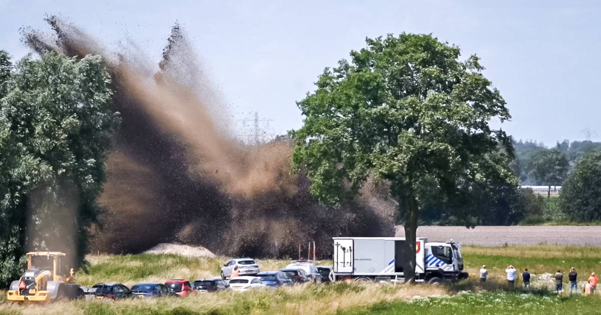 Even na enen houdt iedereen niet ver van de A73 heel even de adem in ...