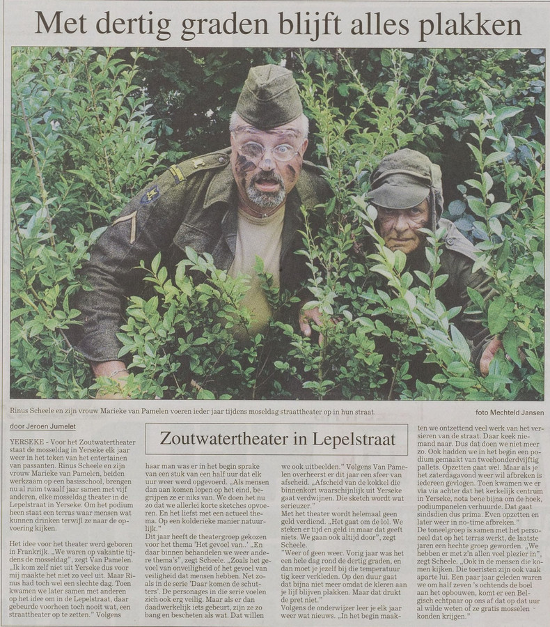 Yerseke rouwt om vrolijke entertainer Rinus Scheele: ‘Hij was een warme ...