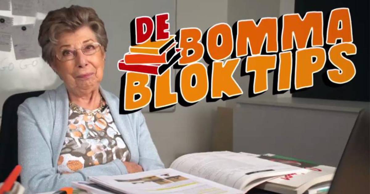 De bomma van Familie geeft bloktips aan studenten... en zit op Tinder ...