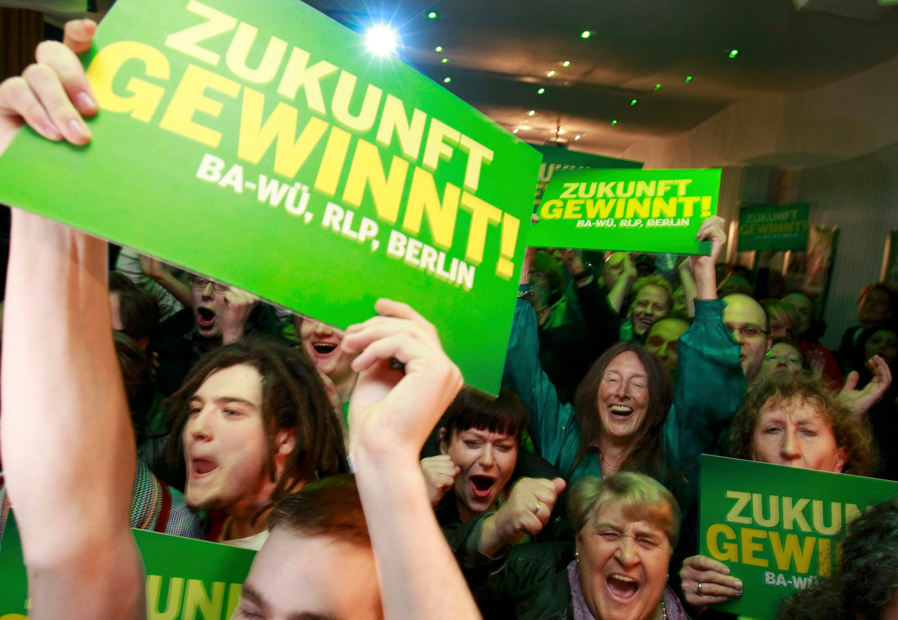 'Groenen aan de macht in Duitsland' | Foto | AD.nl