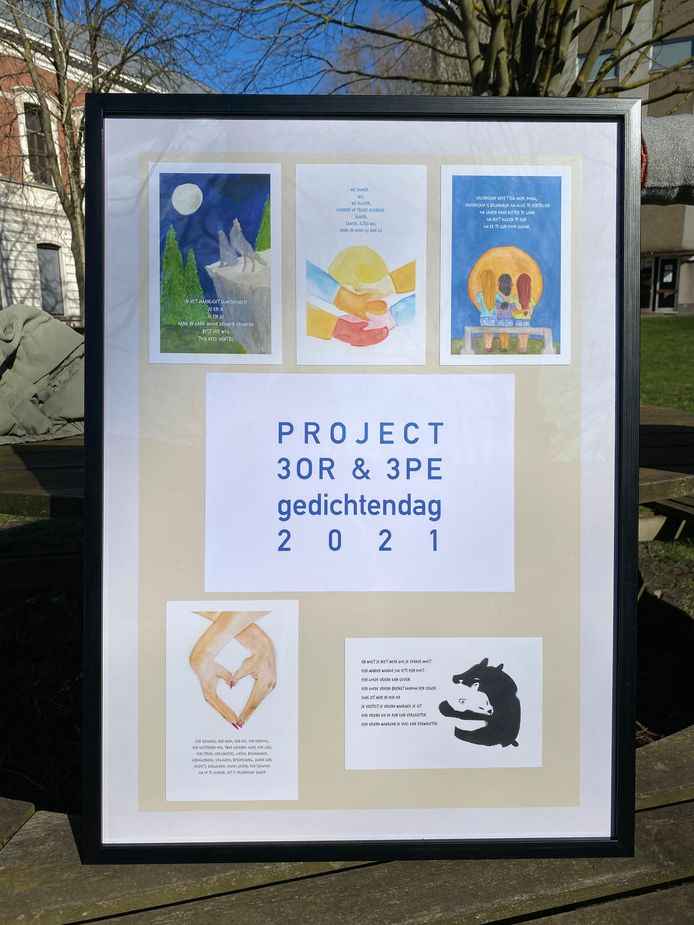 Leerlingen van Het Spectrum maken zeshonderd postkaarten voor ...