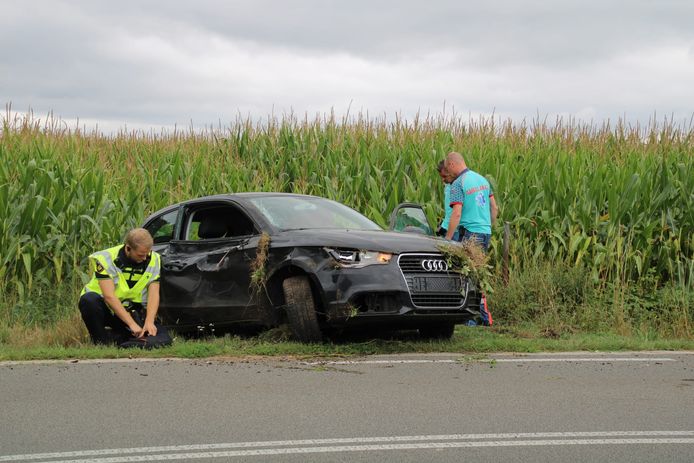 Vrouw raakt met haar auto van de weg en beland in een weiland in Scherpenzeel | De Vallei ...