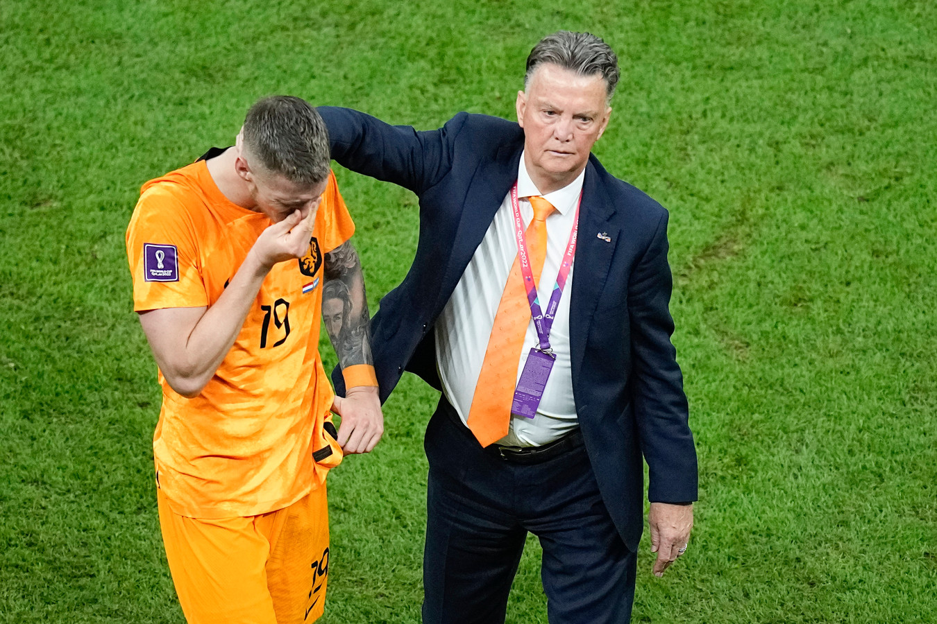 Louis van Gaal: 'We hebben het hele jaar op penalty's geoefend en dan ...