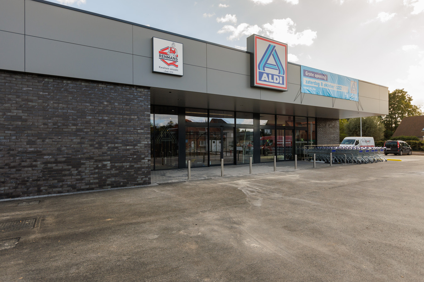 Nieuwe Aldi opent zaterdag de deuren: “Dubbele winkeloppervlakte en ondergrondse parking” | Foto ...