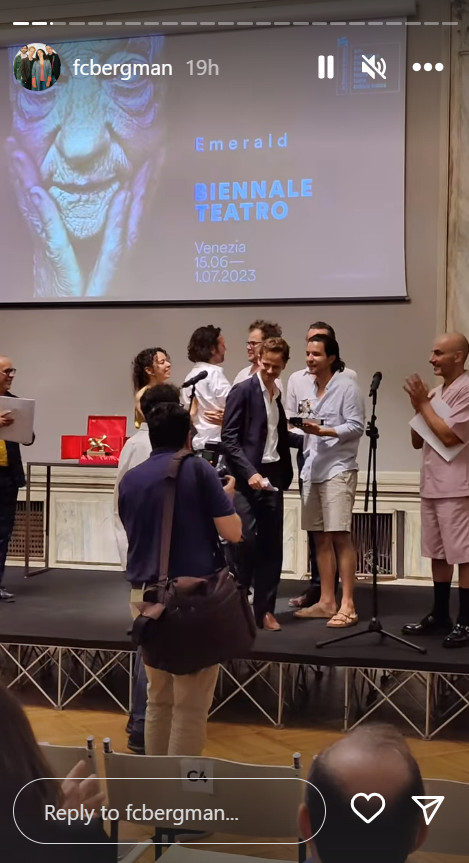 Antwerps theatergezelschap FC Bergman bekroond in Venetië met Zilveren ...