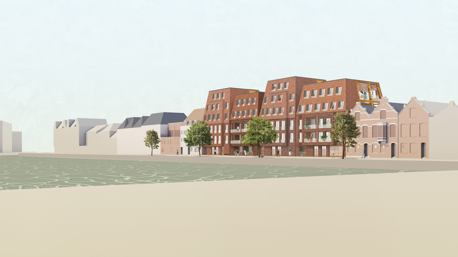 Vier woonpakhuizen op terrein Dolderman: hoe hoger, hoe duurder | Foto ...