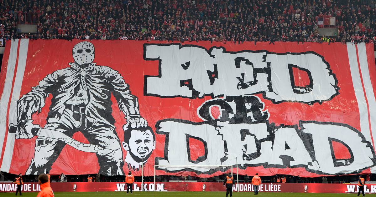 Hoe de 'Red or dead'-tifo op de tribunes van Sclessin raakte | Standard ...